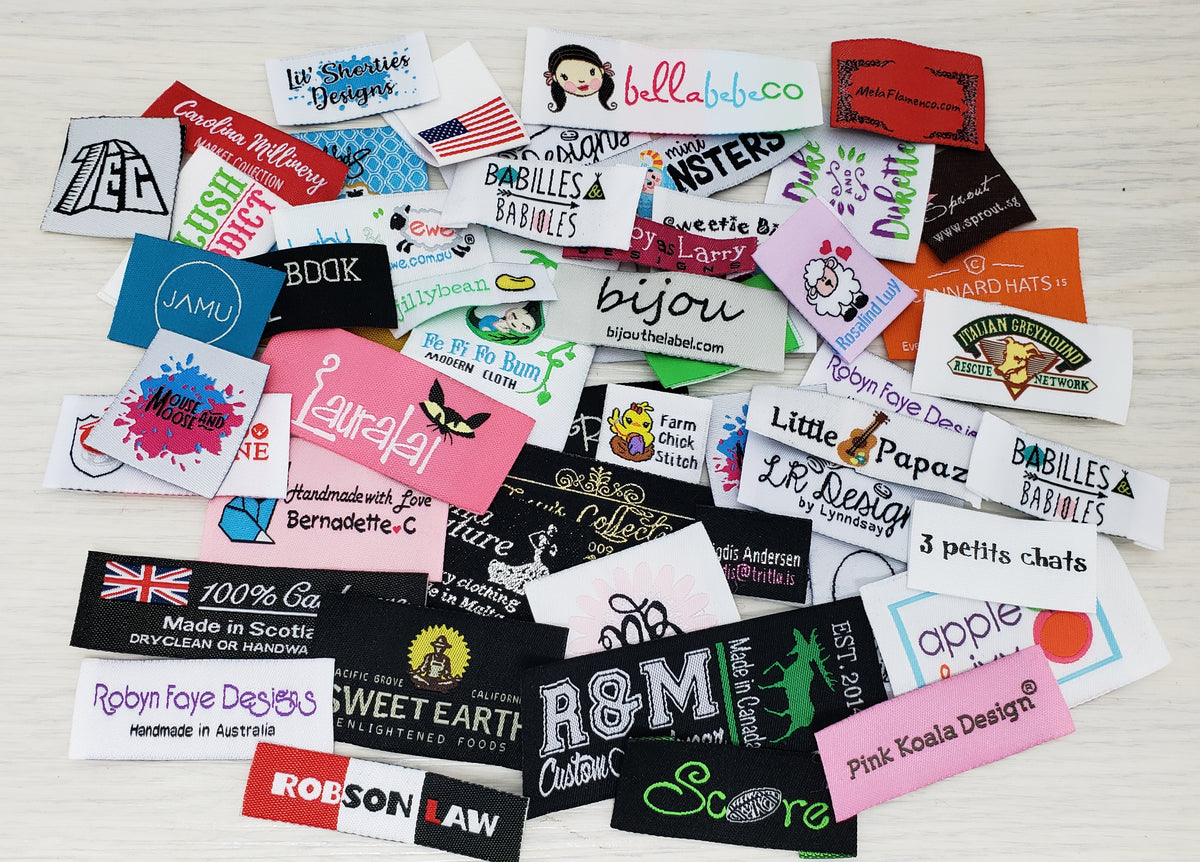 1,000pcs Custom Woven Labels – FW Label (Fancyweaver)
